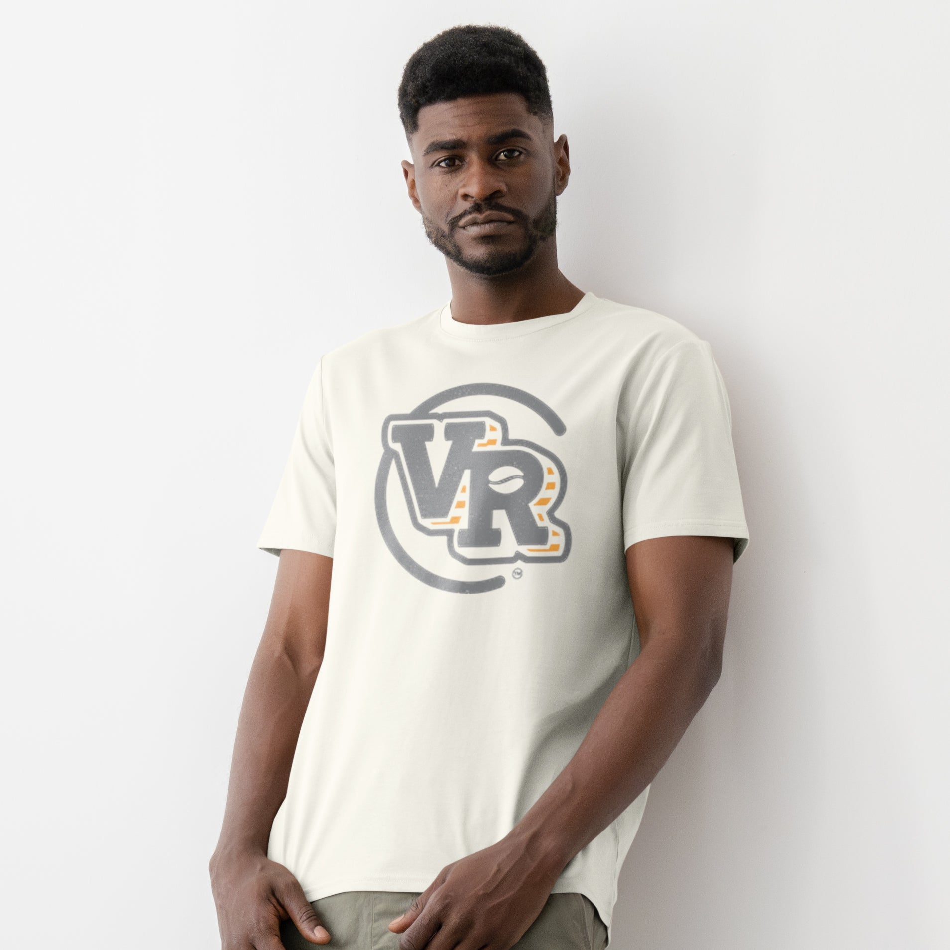 VR Badge Tee - Cream | Veteran Roasters
